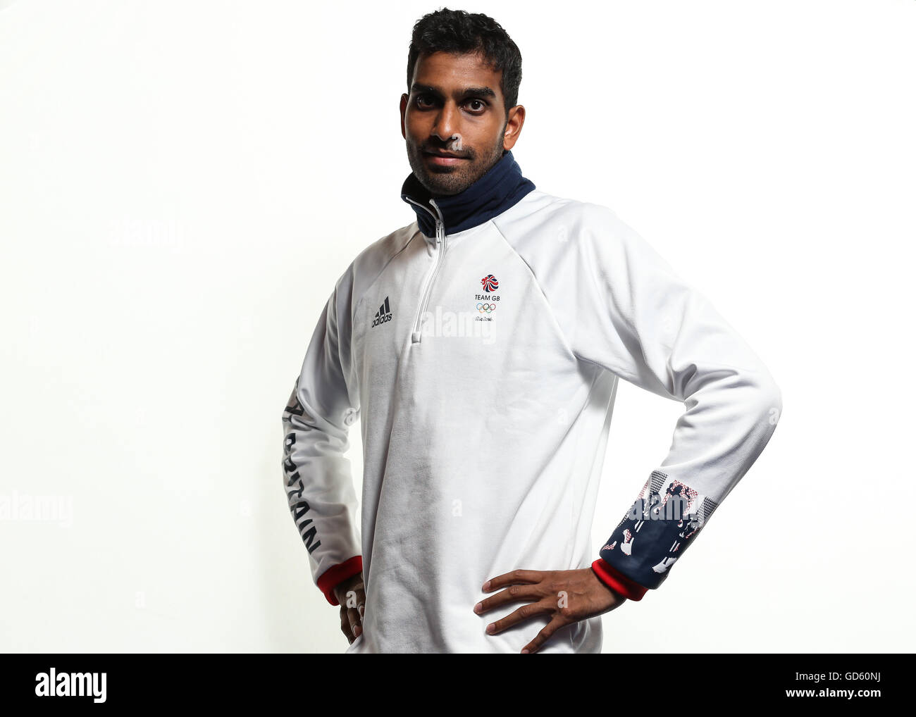 Team GB's Rajiv Ouseph (badminton) during the Team GB Kitting Out ...