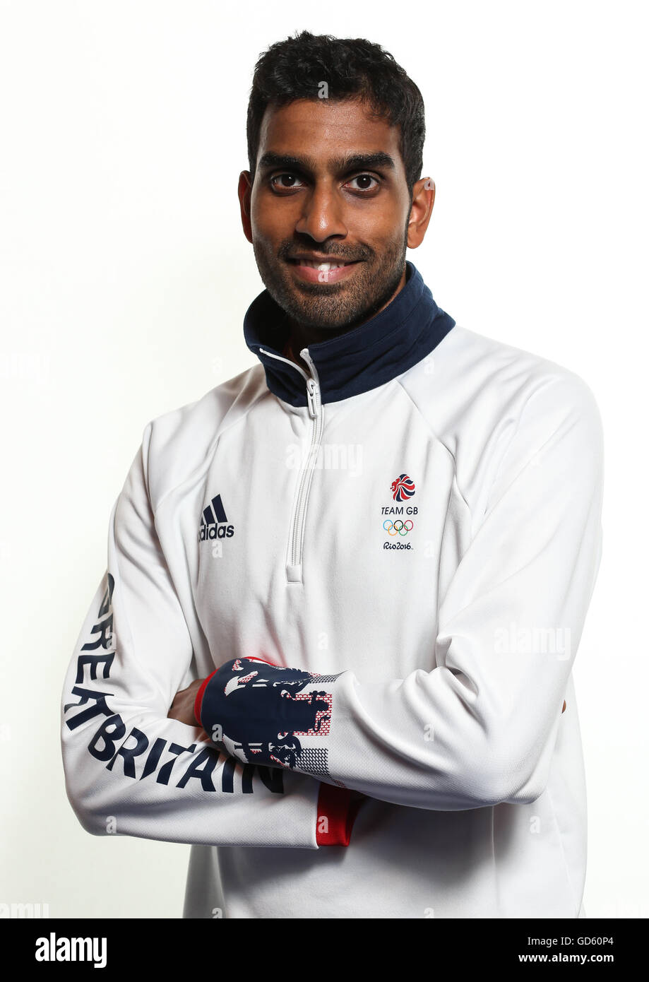 Team GB's Rajiv Ouseph (badminton) during the Team GB Kitting Out ...