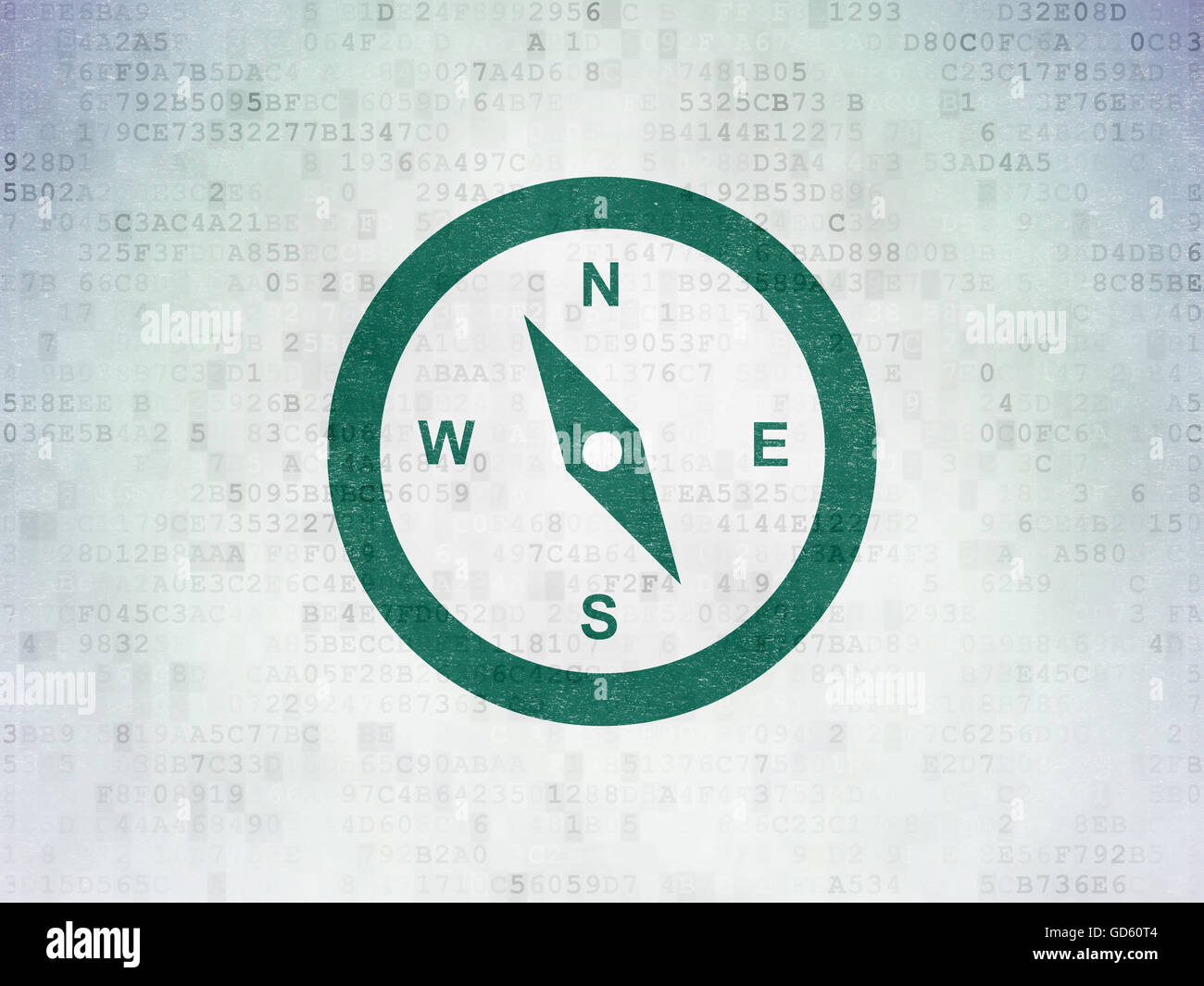 Green digital compass hi-res stock photography and images - Alamy