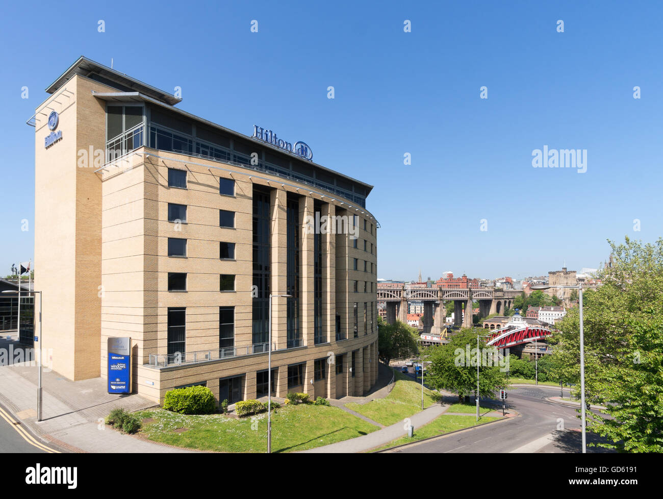 Gateshead Hilton Hotel, Tyne and Wear, England, UK Stock Photo - Alamy