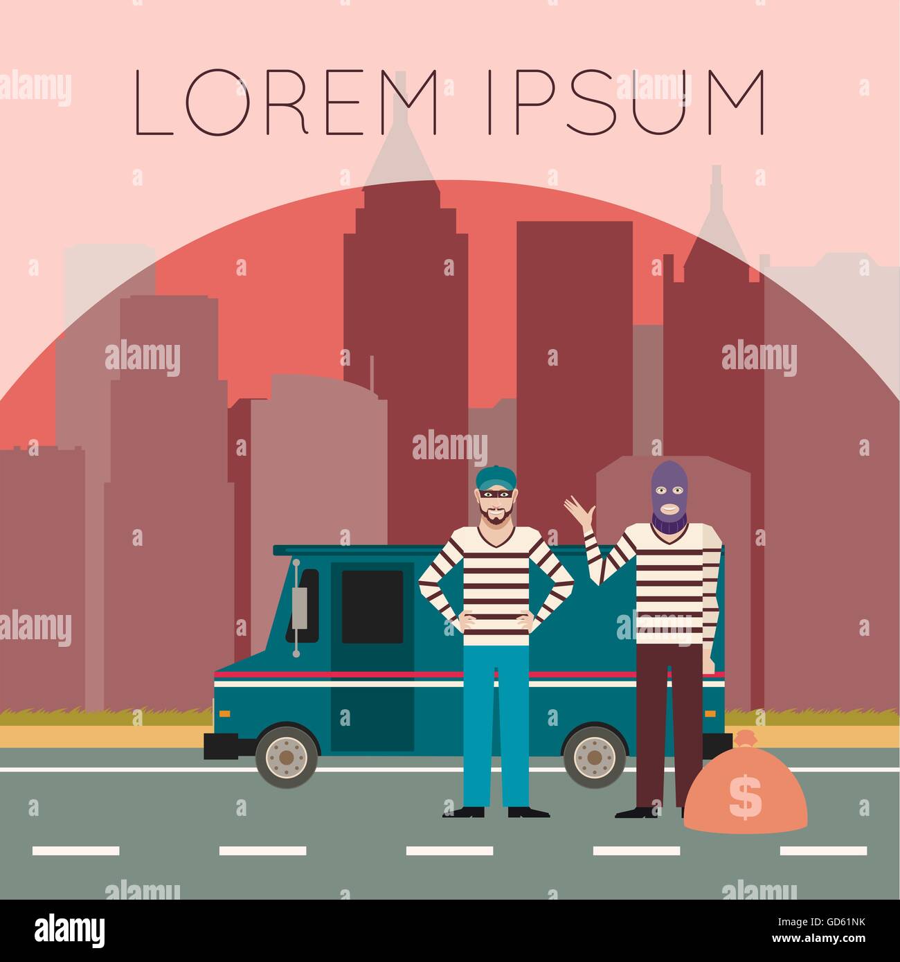 Thief group banner Stock Vector Image & Art - Alamy