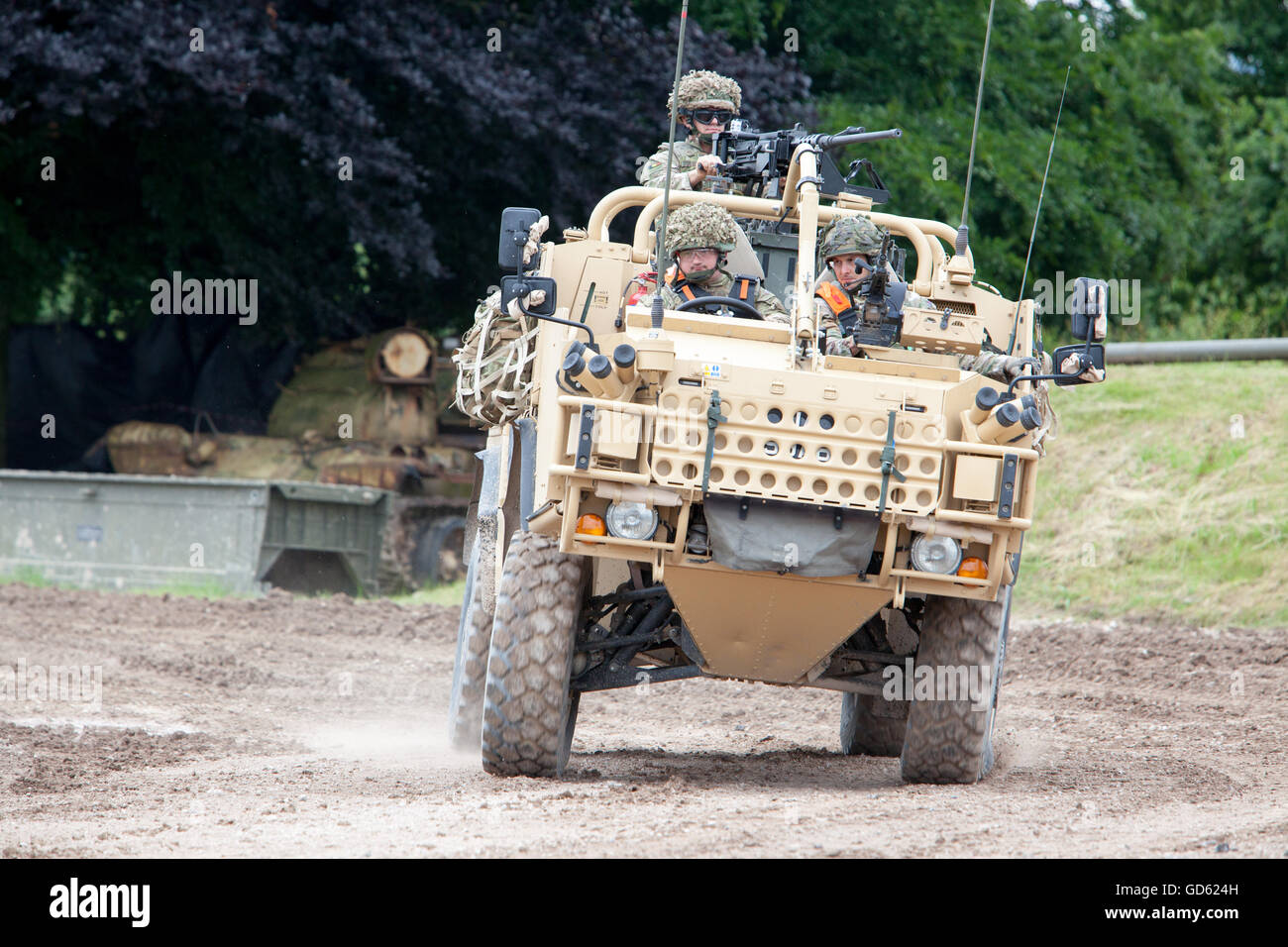 Tankfest, bovington, 2016 JACKAL Reconnaissance vehicle Stock Photo - Alamy