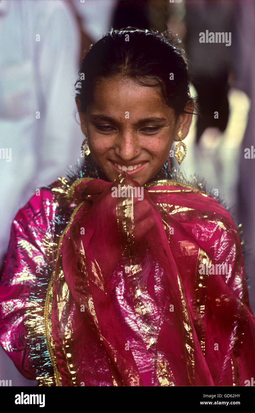 Girl dressed for Id Stock Photo - Alamy