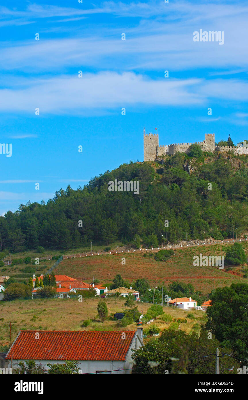 Sesimbra Castle, Sesimbra, Setubal district, Serra de Arrabida, Lisbon ...