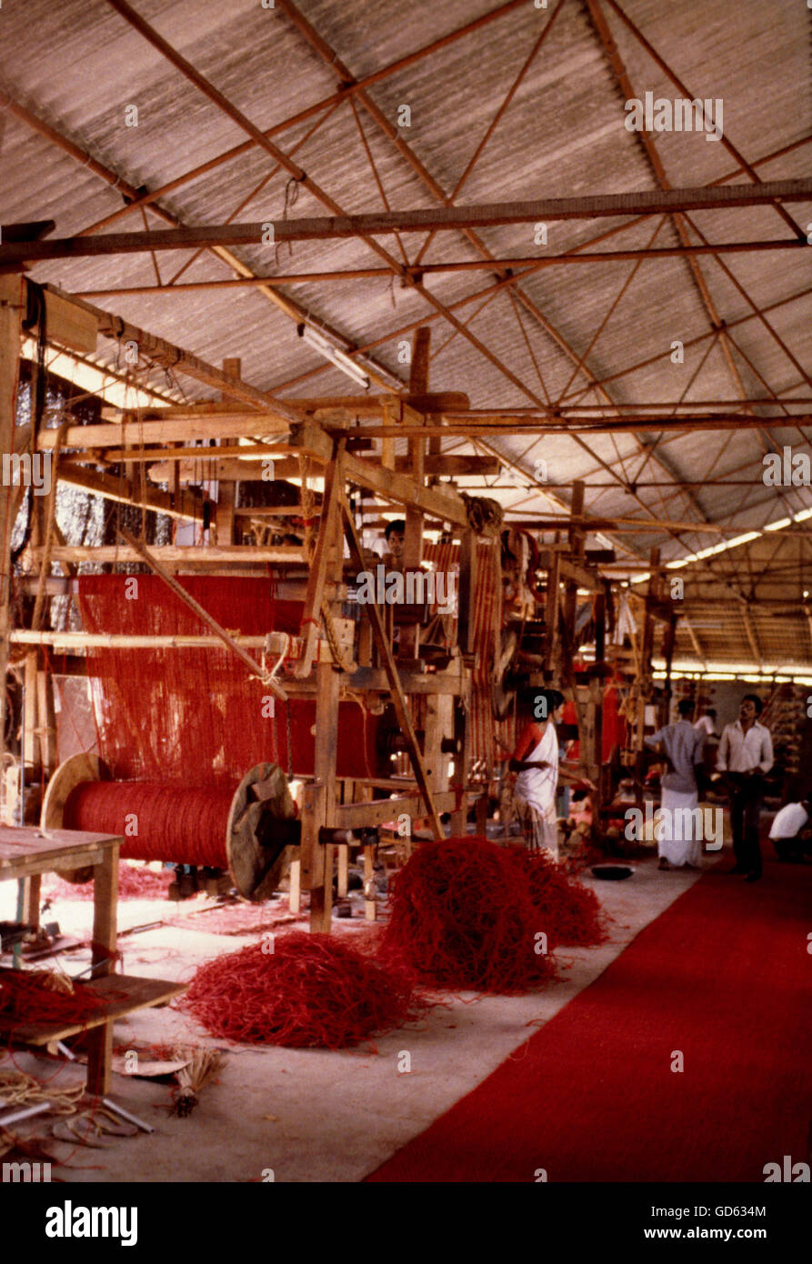 Coir factory india hi-res stock photography and images - Alamy