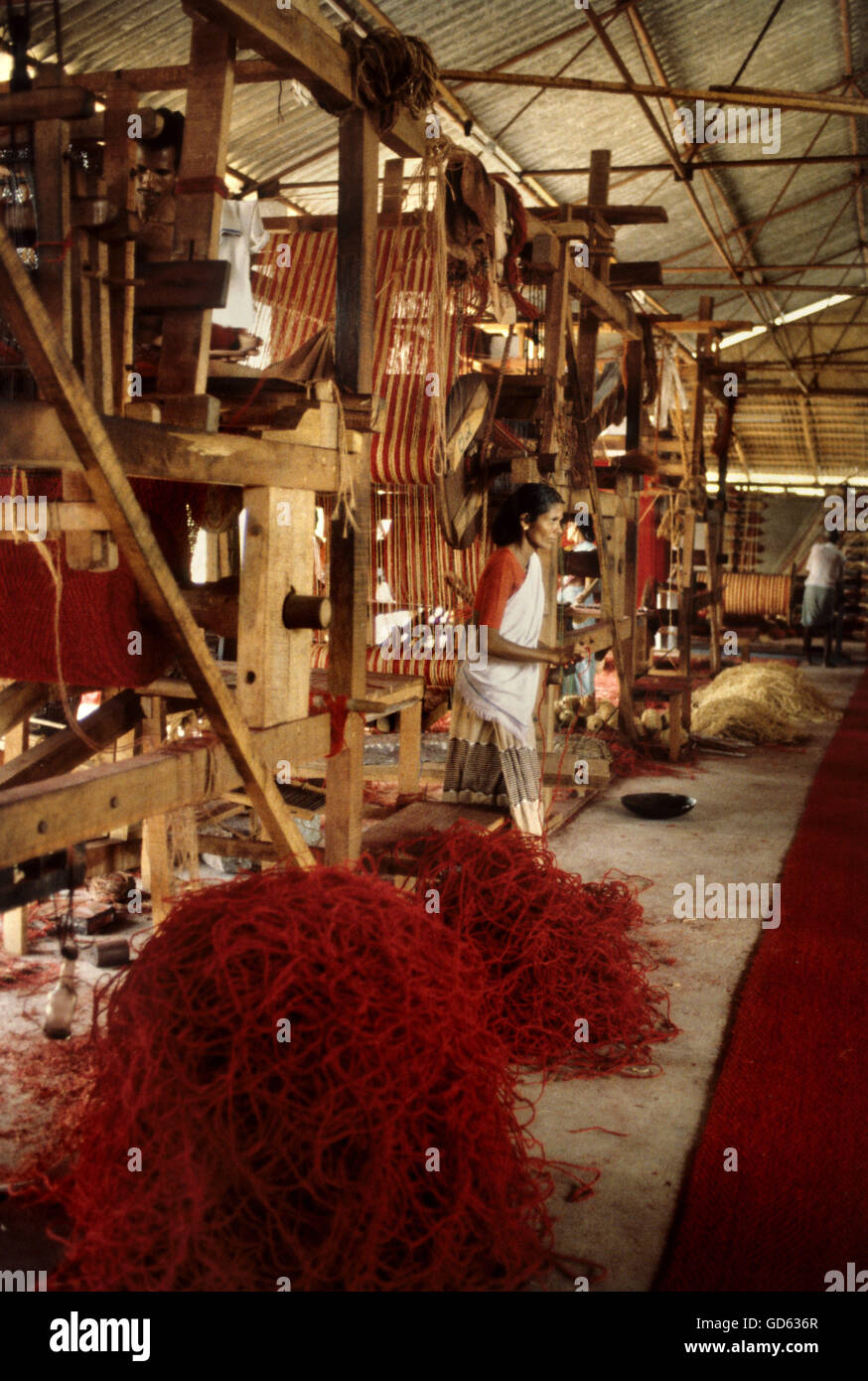 Coir Factory India High Resolution Stock Photography and Images - Alamy