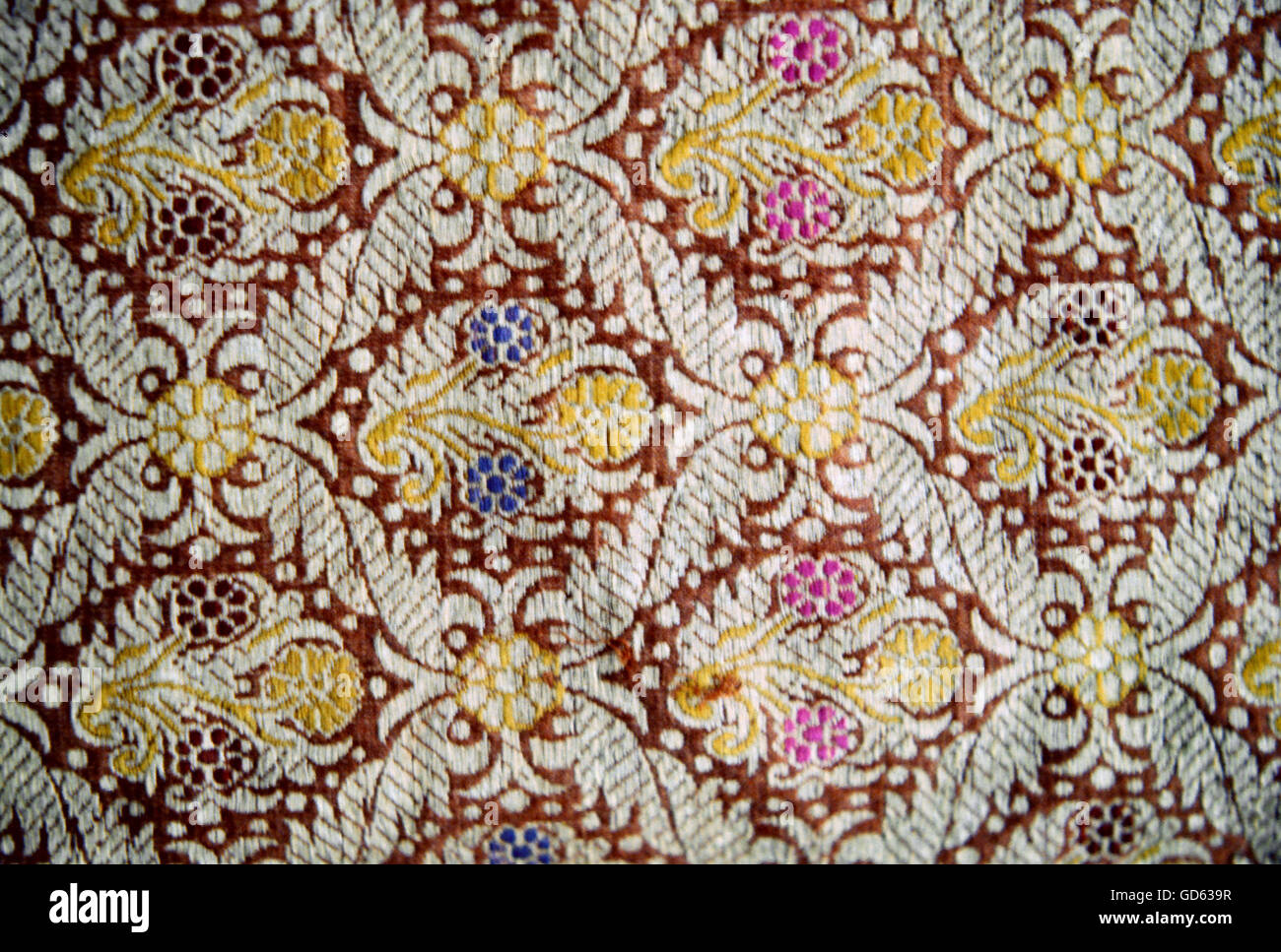 Mughal brocade choga Stock Photo - Alamy