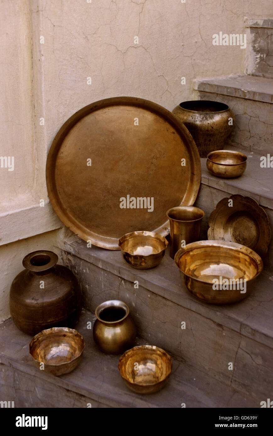 Brass utensils hi-res stock photography and images - Alamy