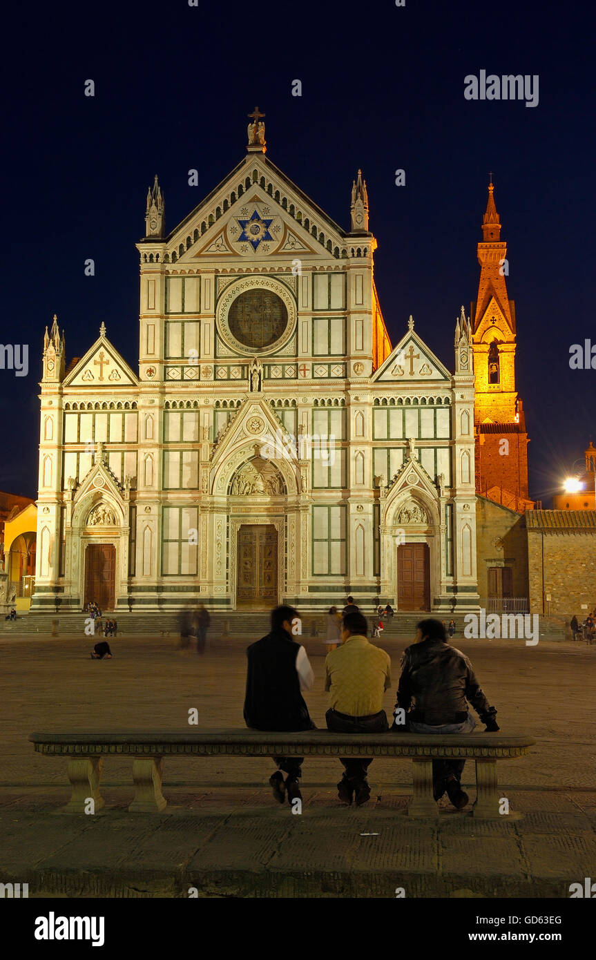 Florence, Church of The Santa Croce, Santa Croce church, Basilica of ...