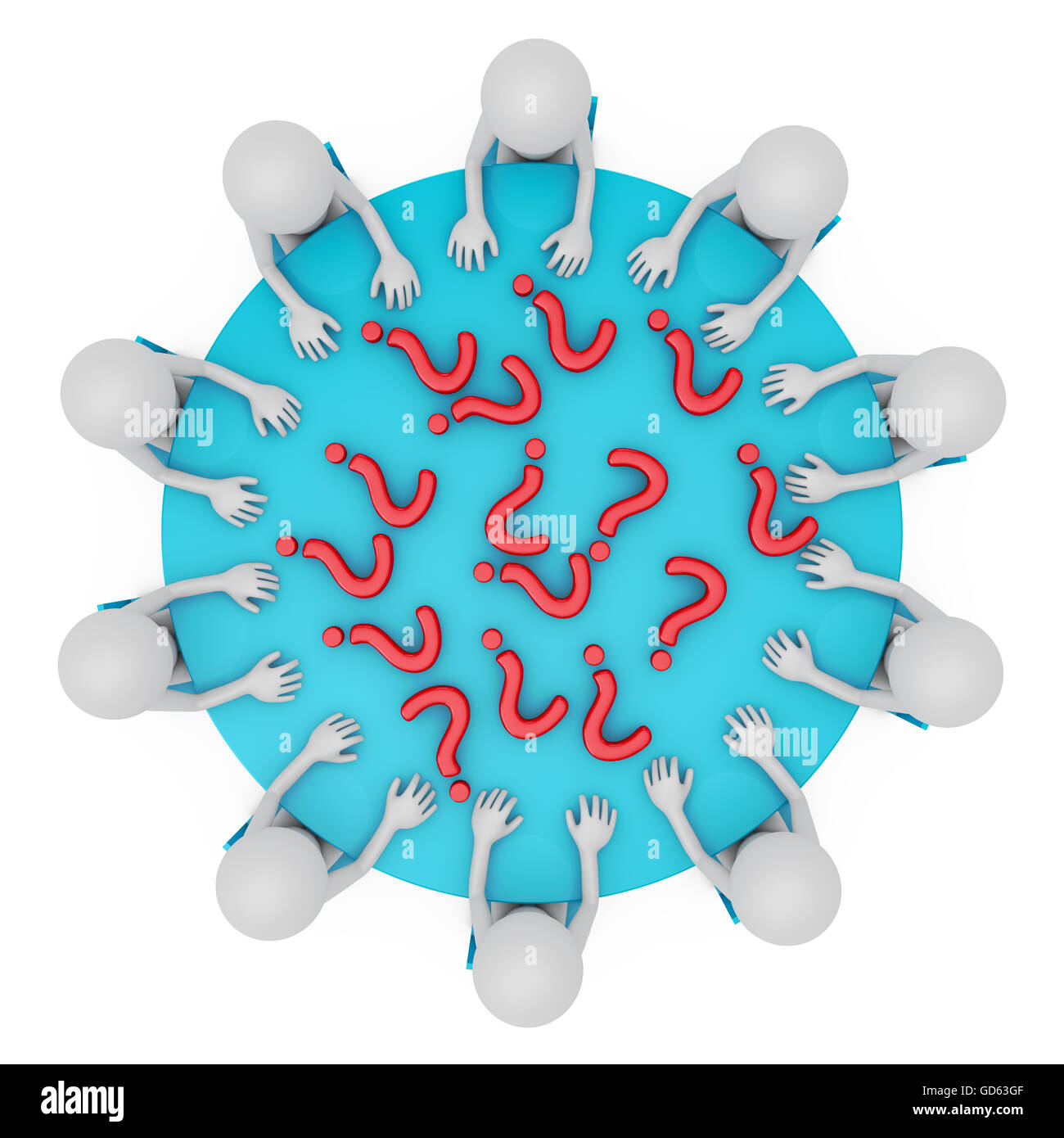 Business meeting 3d little human hi-res stock photography and images ...