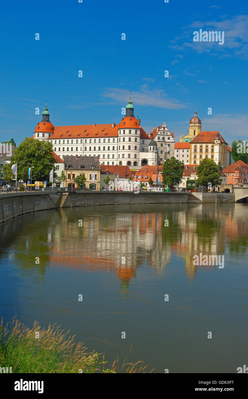 Neuburg an der Donau, Schloss Neuburg, Neuburg Castle, Danube River ...