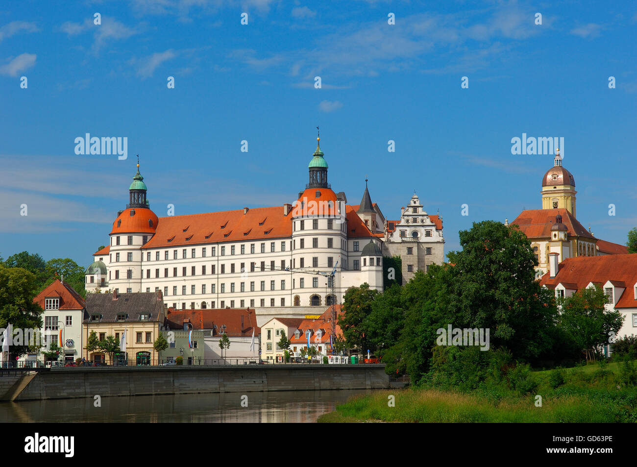 Neuburg an der Donau, Schloss Neuburg, Neuburg Castle, Danube River ...