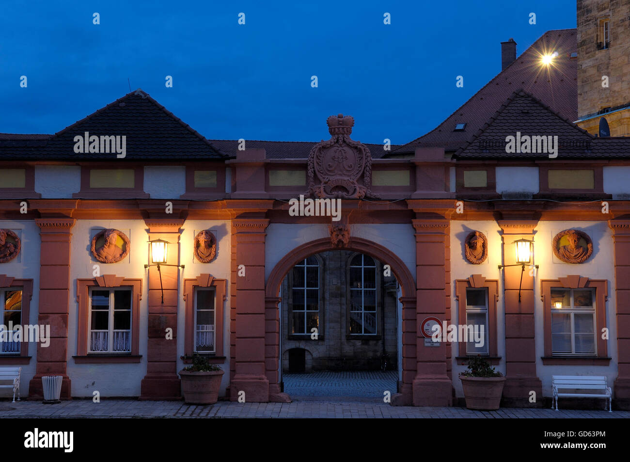 Bayreuth, Altes Schloss, Old Castle, Maximilian street, Upper Franconia ...