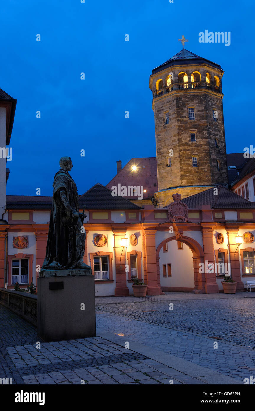 Bayreuth, Altes Schloss, Old Castle, Maximilian street, Upper Franconia ...