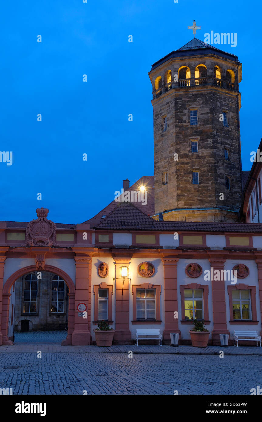 Bayreuth, Altes Schloss, Old Castle, Maximilian street, Upper Franconia ...