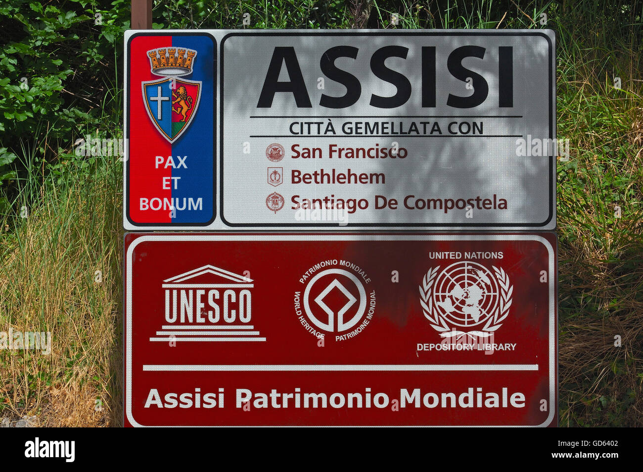 Assisi, UNESCO World Heritage site, Perugia province, Umbria, Italy ...