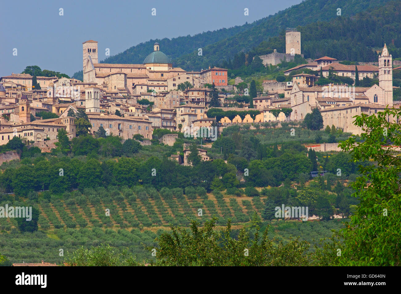 Assisi, UNESCO World Heritage site, Perugia province, Umbria, Italy ...