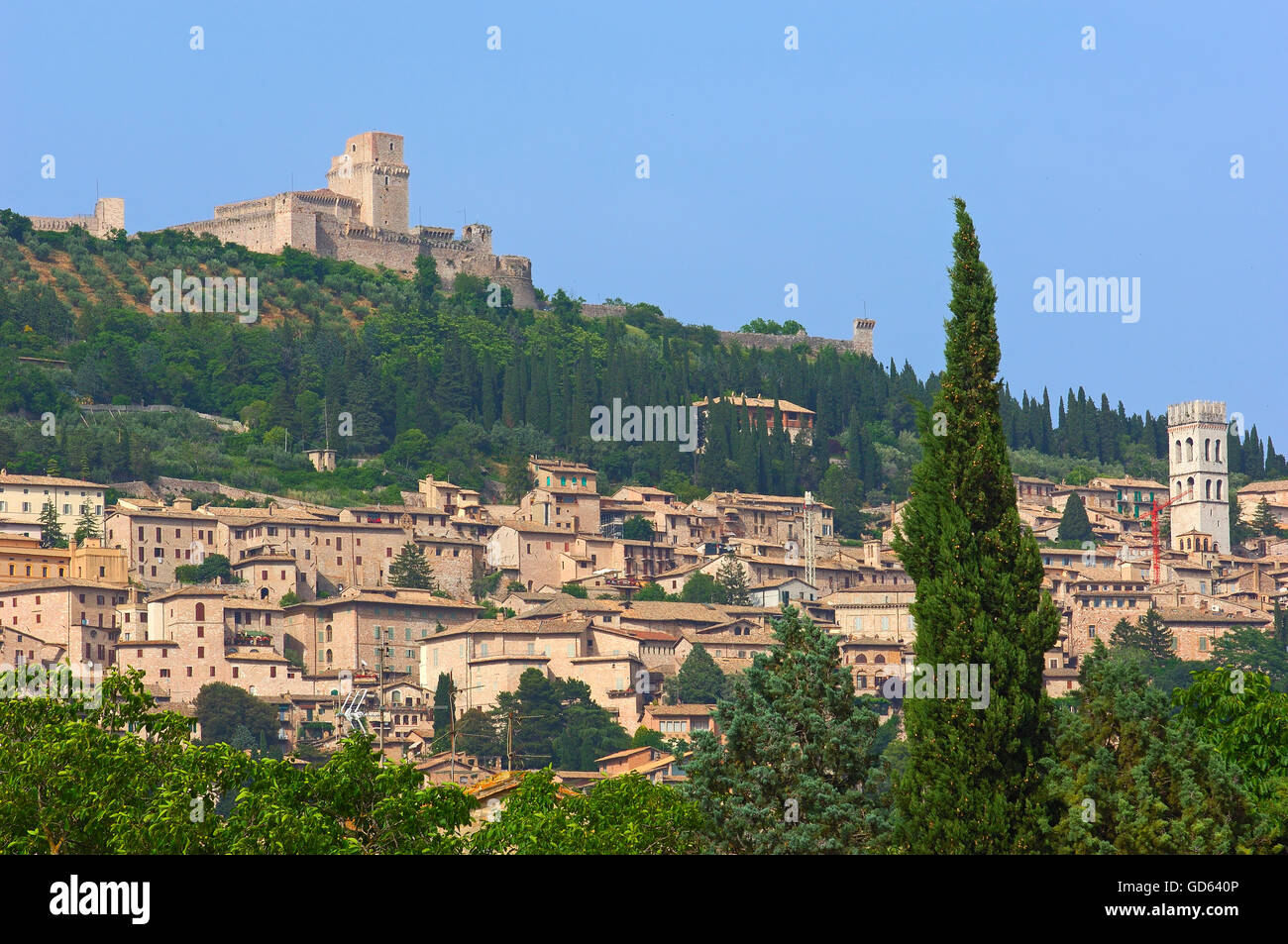 Assisi, UNESCO World Heritage site, Perugia province, Umbria, Italy ...