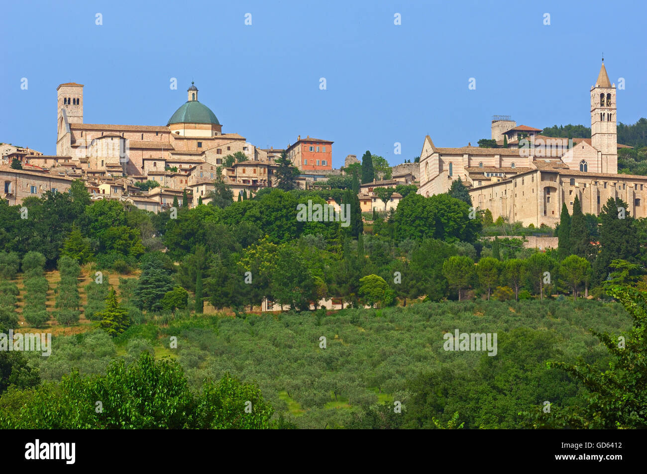 Assisi, UNESCO World Heritage site, Perugia province, Umbria, Italy ...