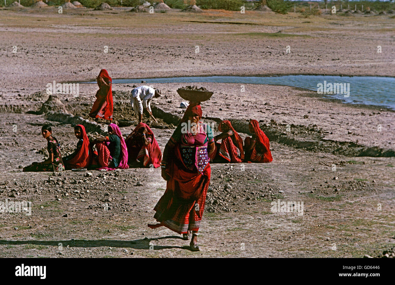 Drought relief work Stock Photo - Alamy