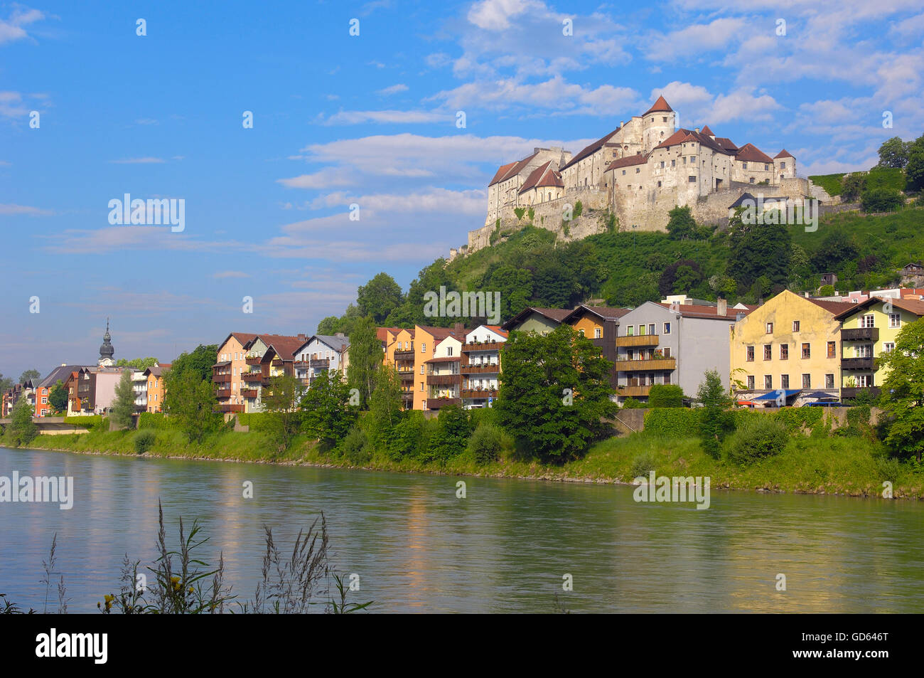 Burghausen, Castle, Altötting district, Upper Bavaria, Bavaria, Germany ...