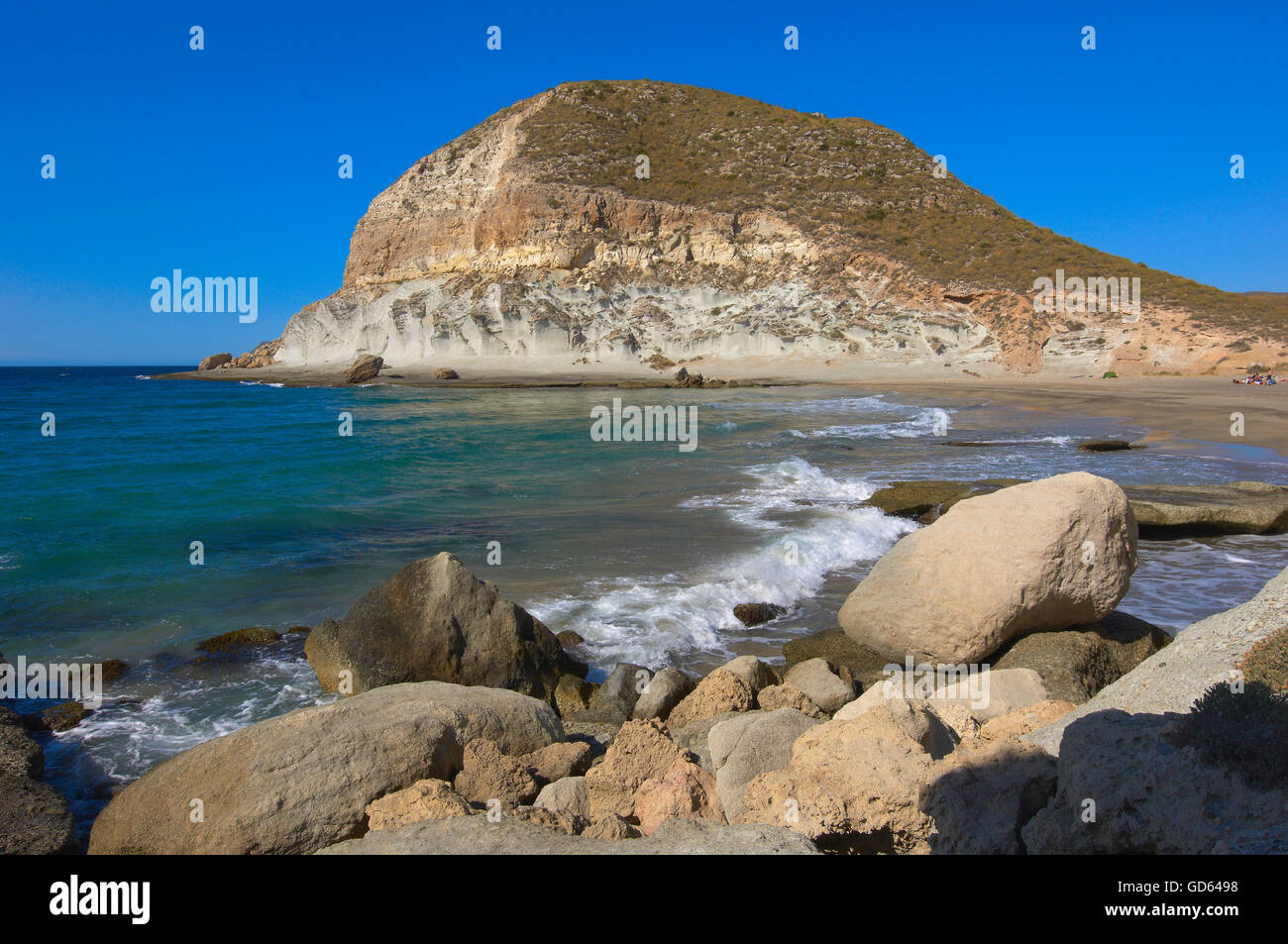 Cabo de Gata, Cala de Enmedio, Beach, Biosphere Reserve, Cabo de Gata ...