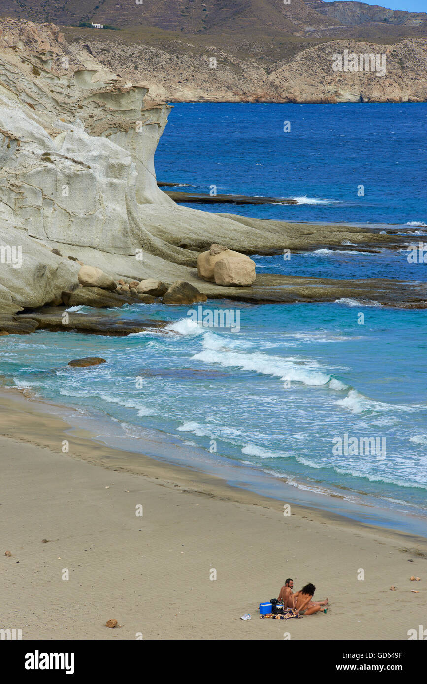 Cabo de Gata, Cala de Enmedio, Beach, Biosphere Reserve, Cabo de Gata ...
