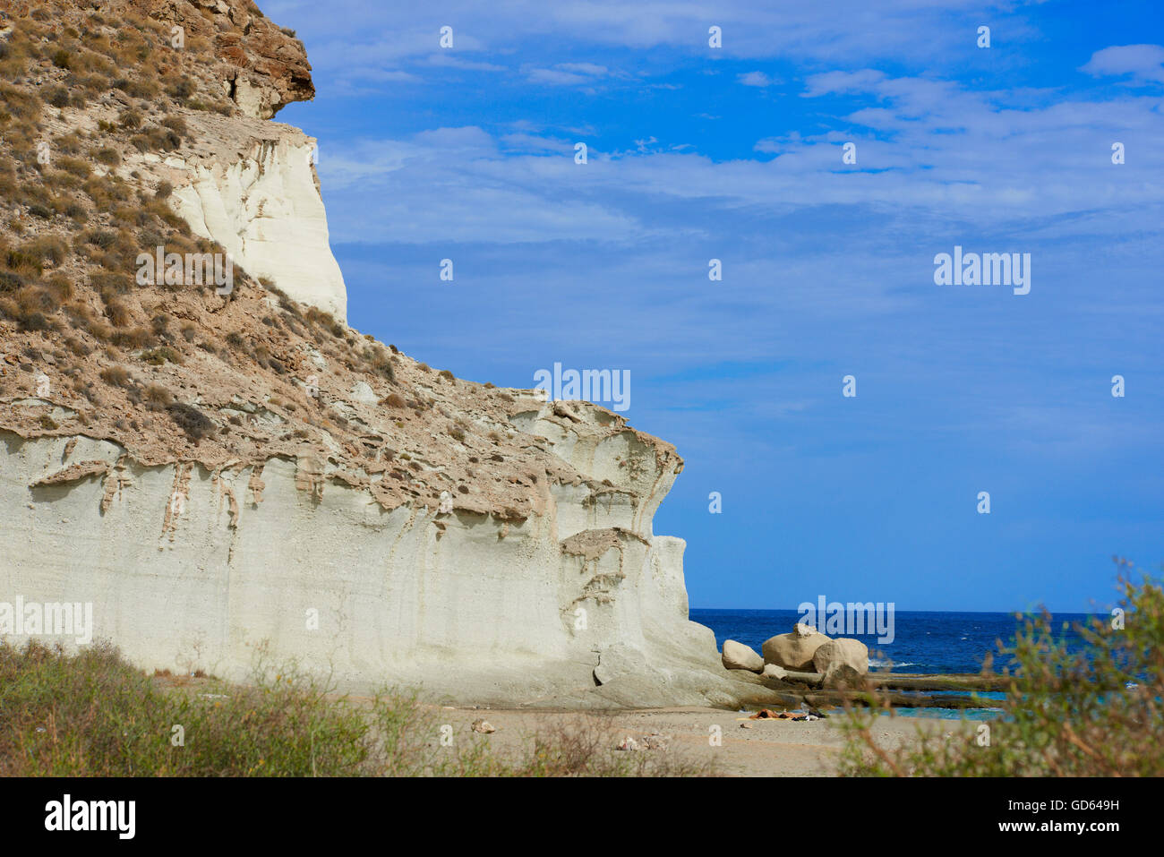 Cabo de Gata, Cala de Enmedio, Beach, Biosphere Reserve, Cabo de Gata ...