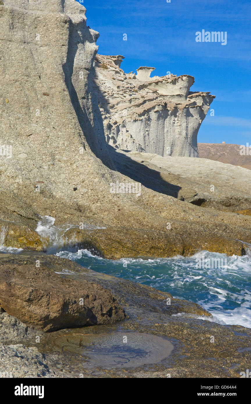 Cabo de Gata, Cala de Enmedio, Beach, Biosphere Reserve, Cabo de Gata ...