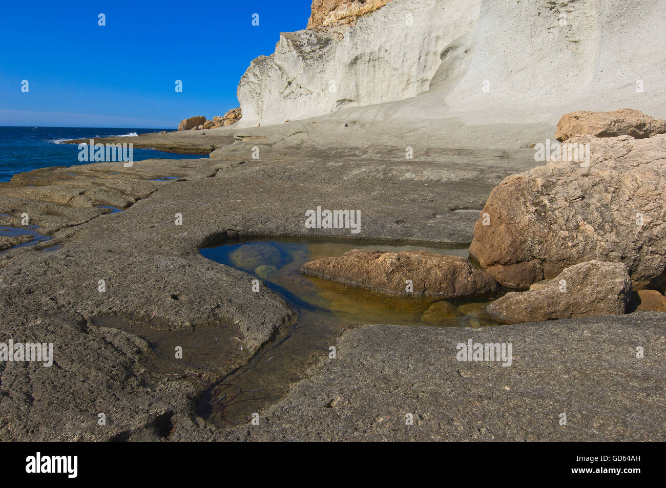 Cabo de Gata, Cala de Enmedio, Beach, Biosphere Reserve, Cabo de Gata ...