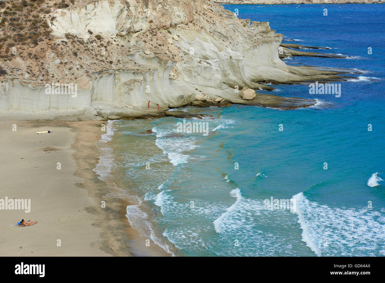 Cabo de Gata, Cala de Enmedio, Beach, Biosphere Reserve, Cabo de Gata ...