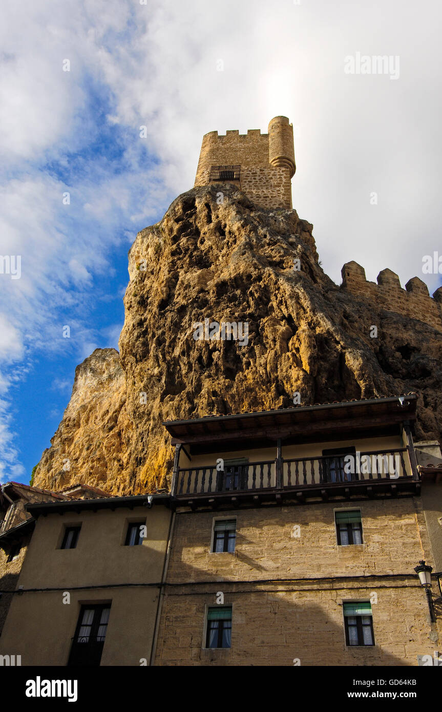 Castle of Frias, Frias, Burgos, Castilla-Leon, Spain Stock Photo - Alamy