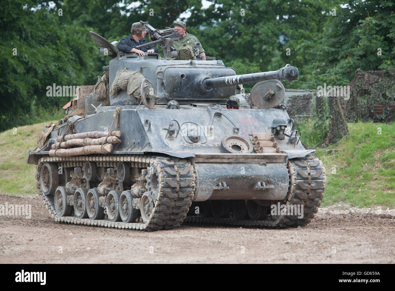 FURY Sherman A4 M2 E8 WWII actual tank featured in the movie film Fury ...