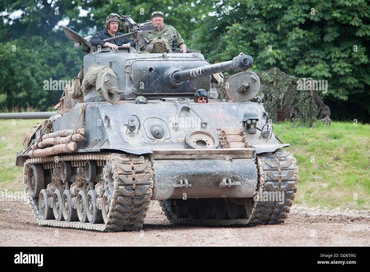 FURY Sherman A4 M2 E8 WWII actual tank featured in the movie film Fury ...
