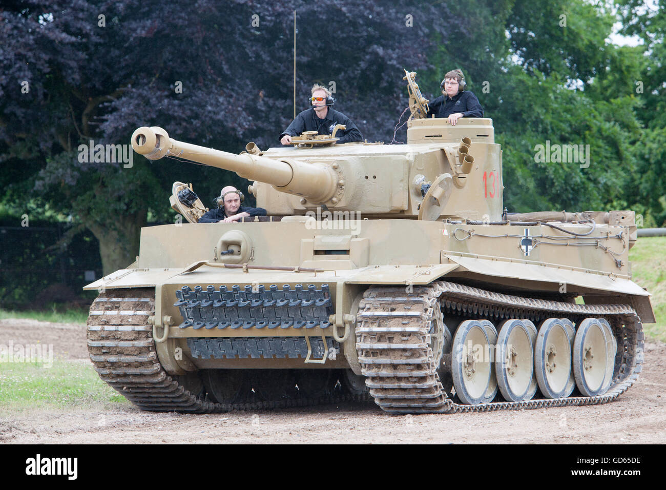 Tiger 1 Tank 131 from at Tankfest 2016 Fury Movie Stock Photo - Alamy
