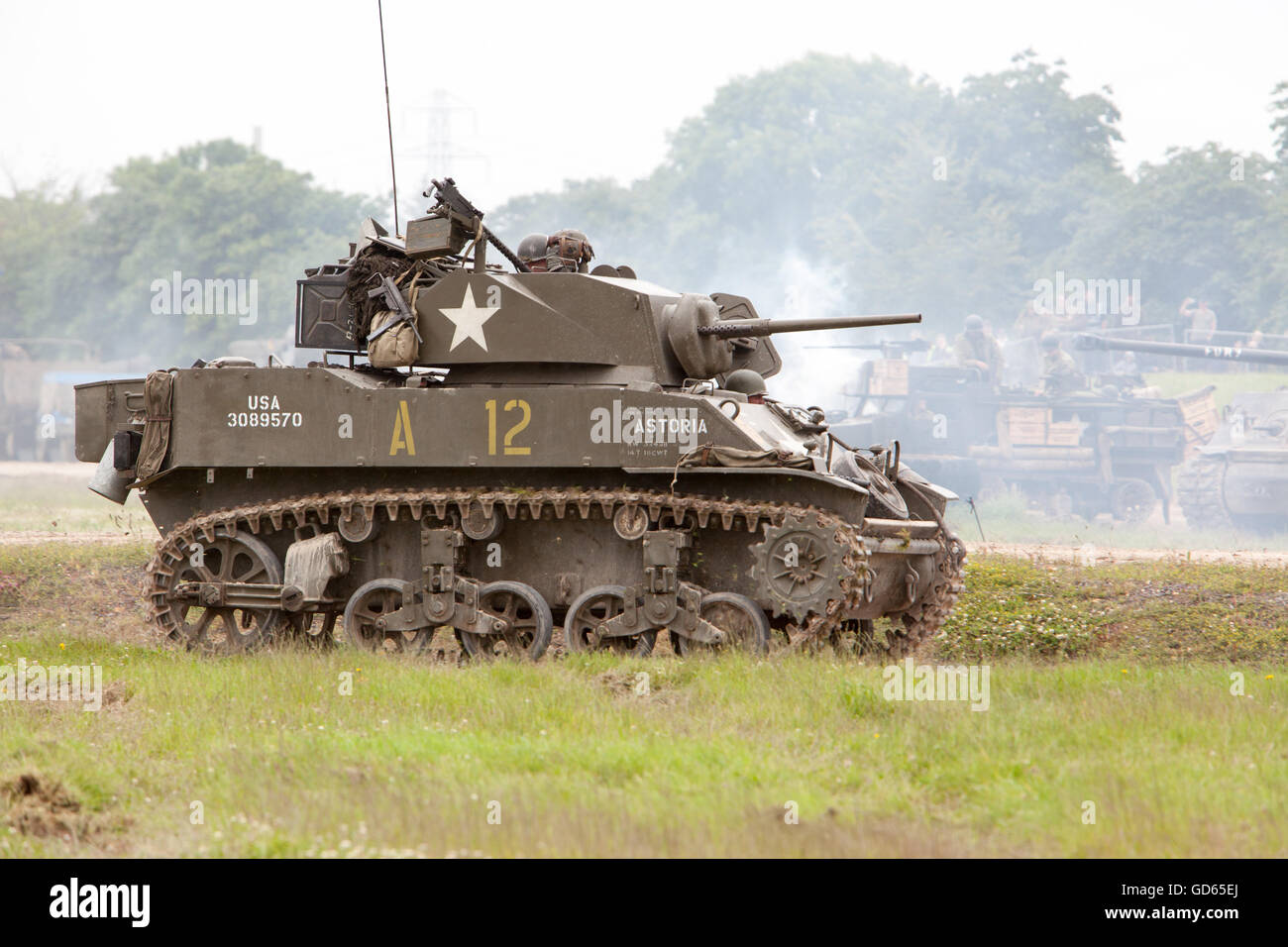 M5a1 light tank hi-res stock photography and images - Alamy