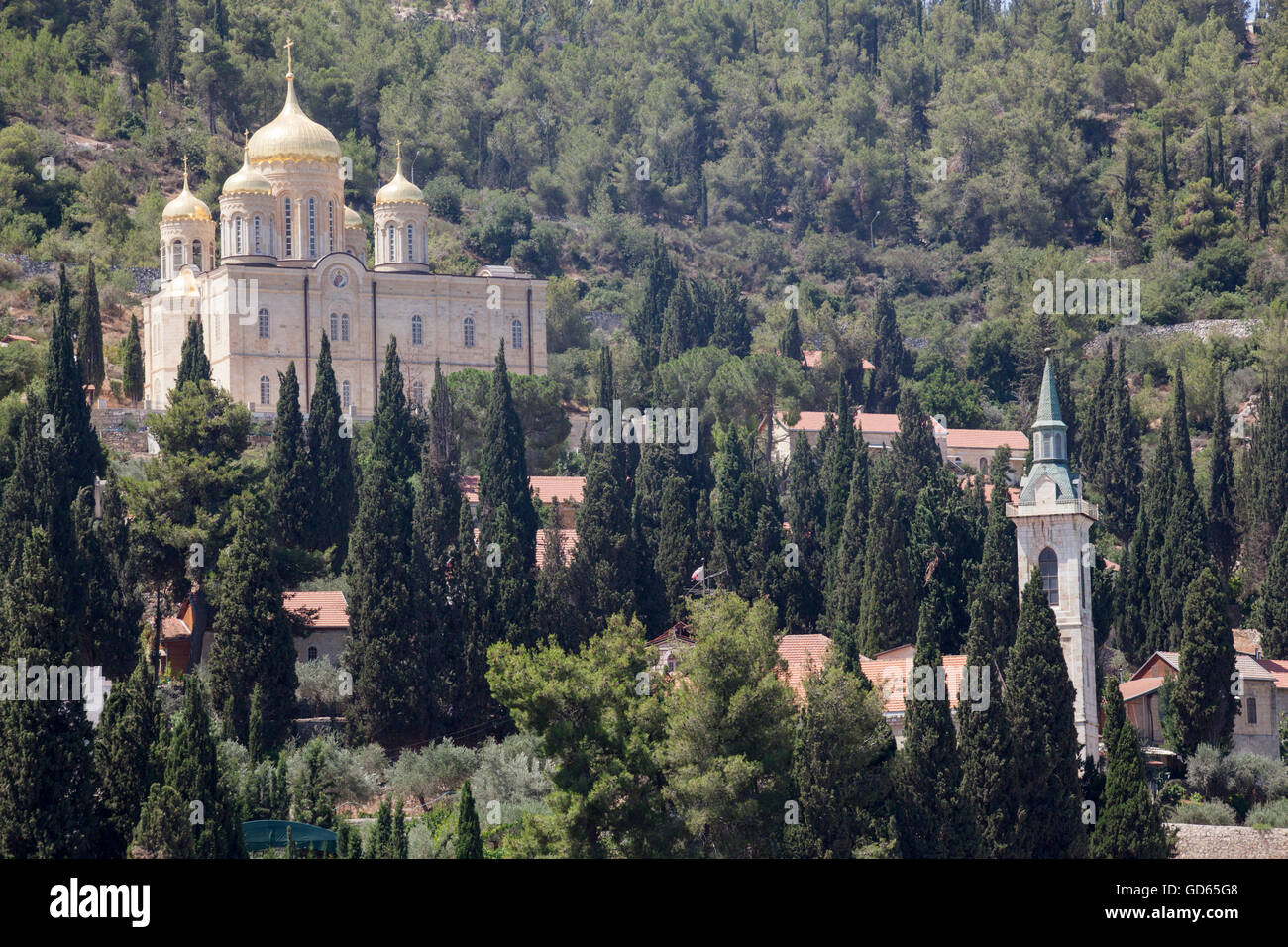 Israel, Jerusalem, the Russian Orthodox Church in Ein Karem AKA Russian ...