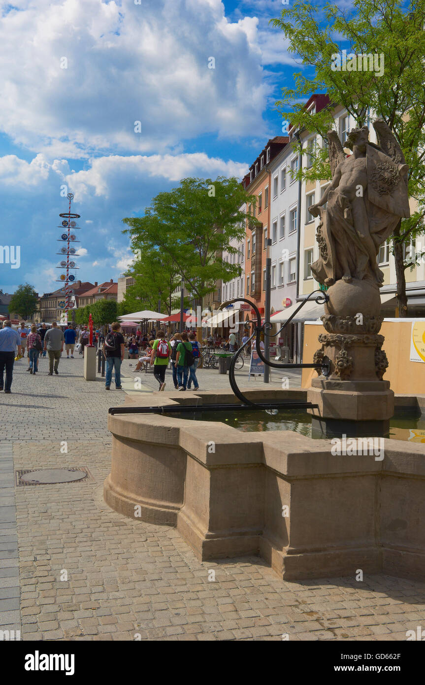 Bayreuth, Maximilian street, Upper Franconia, Franconia, Bavaria ...