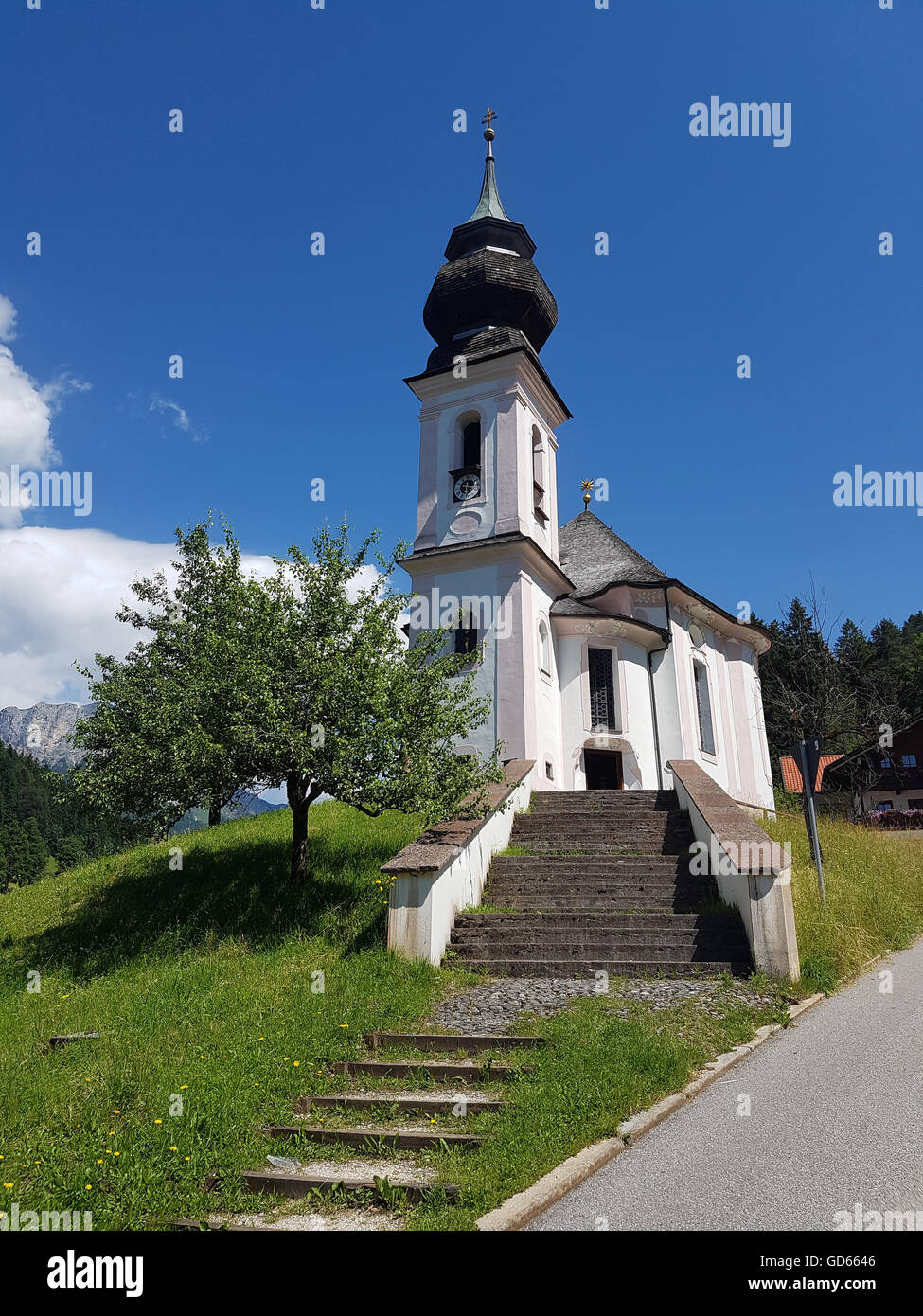 Wallfahrtskirche, Maria Gern, Oberbayern Stock Photo - Alamy