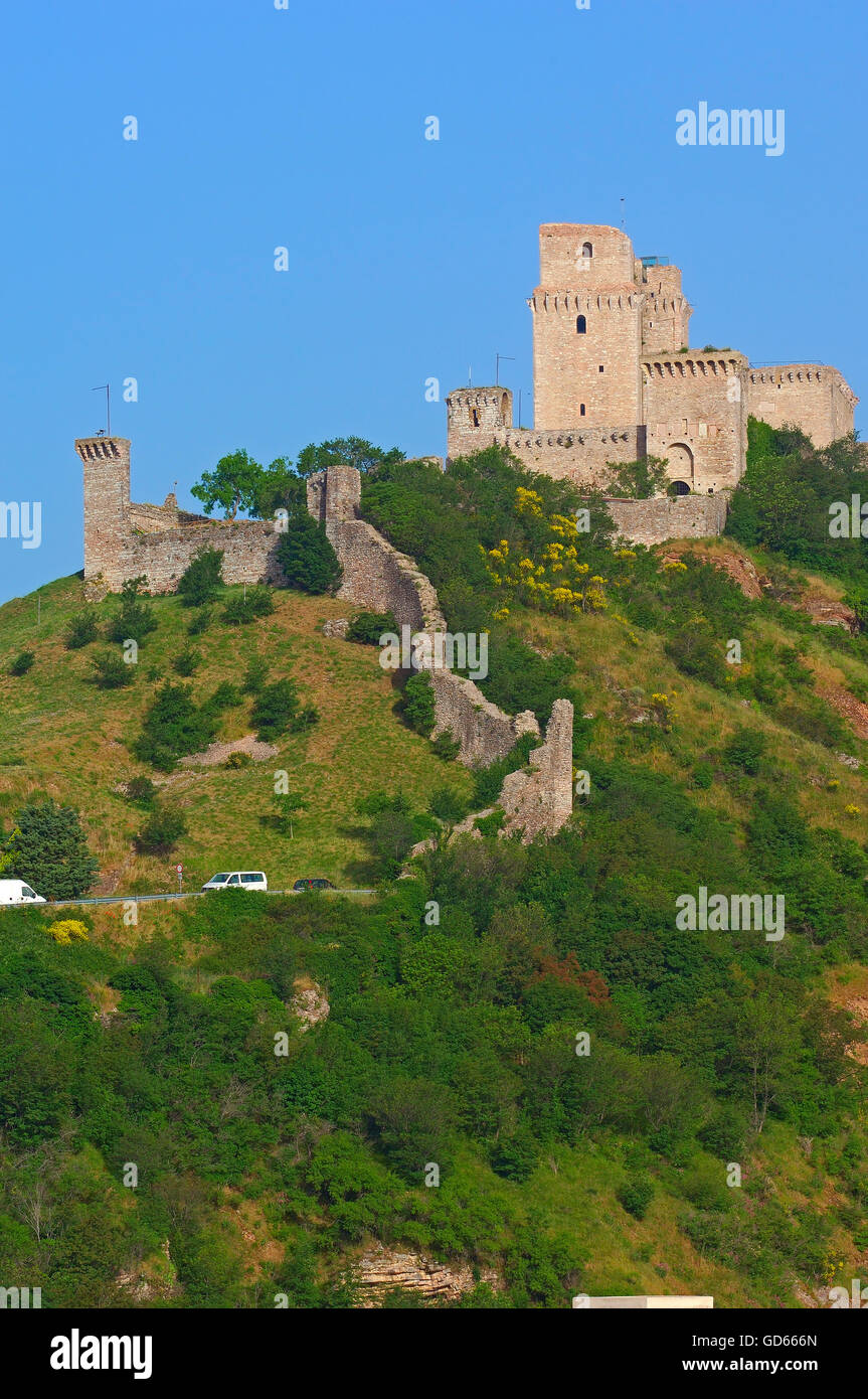 Assisi, Rocca maggiore , Assisi Castle, UNESCO World Heritage site ...