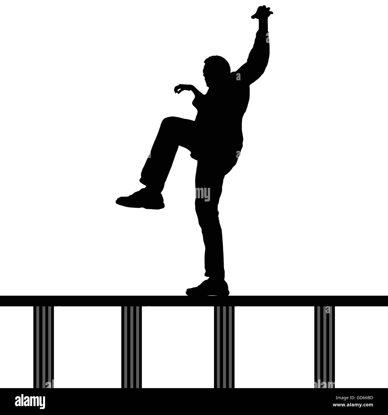 Bending vector vectors Black and White Stock Photos & Images - Alamy