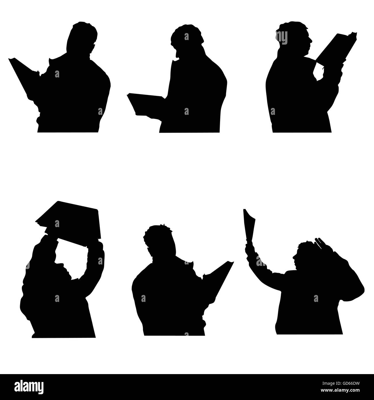 man read book vector illustration Stock Vector Image & Art - Alamy