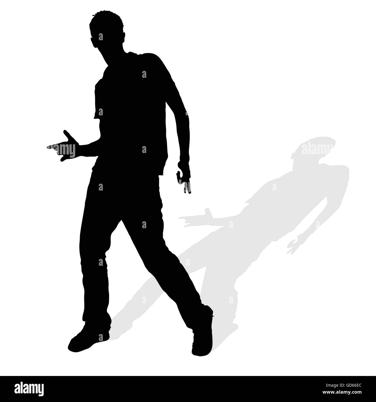 Young male worker posing Black and White Stock Photos & Images - Alamy