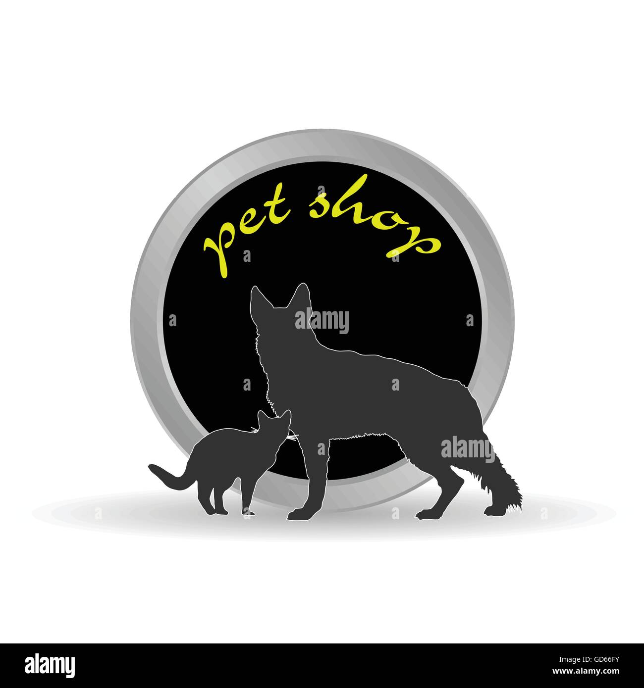 Pet food shopping Stock Vector Images - Alamy