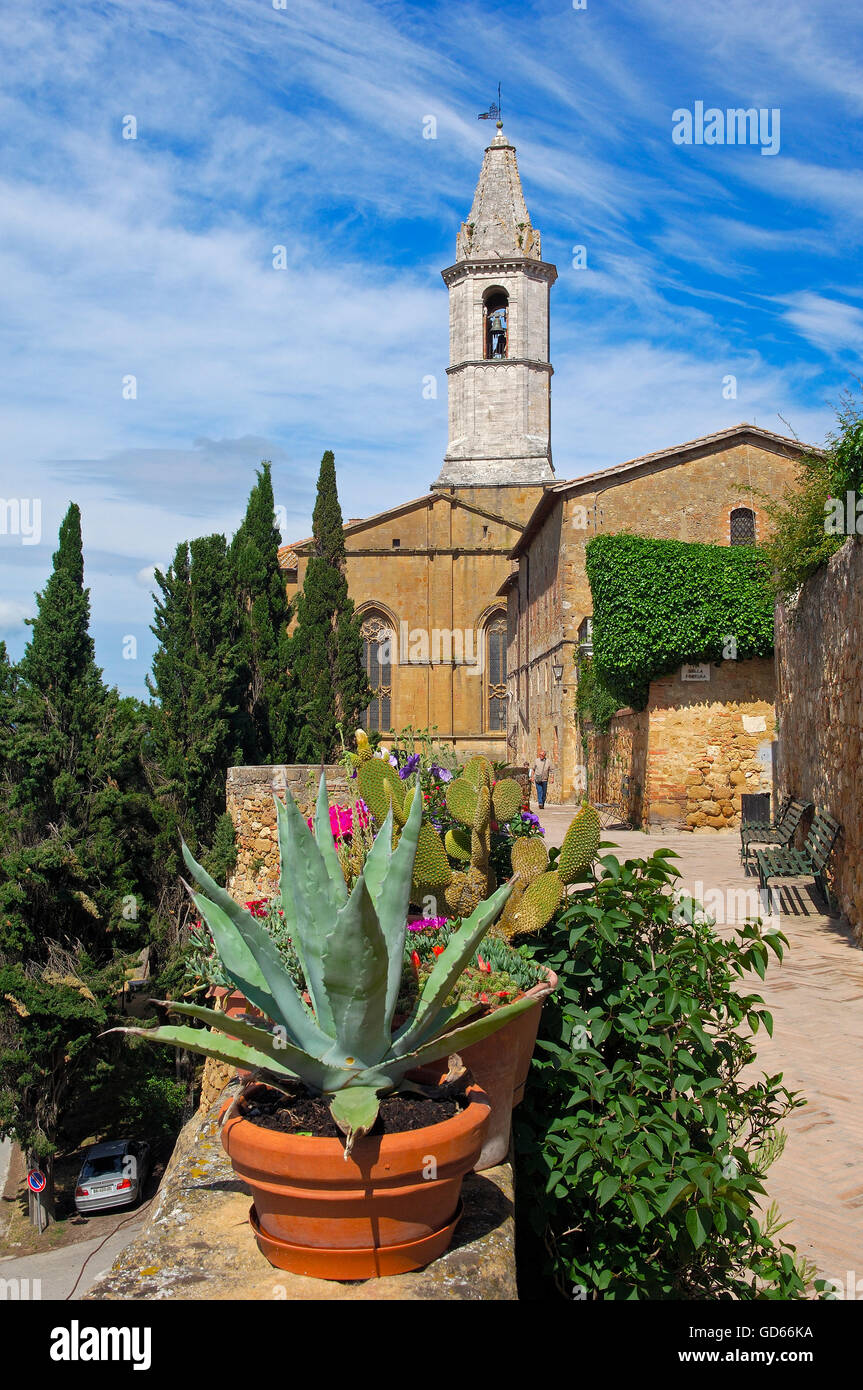 Pienza, Val d'Orcia, Orcia Valley, UNESCO world heritage site, Siena ...