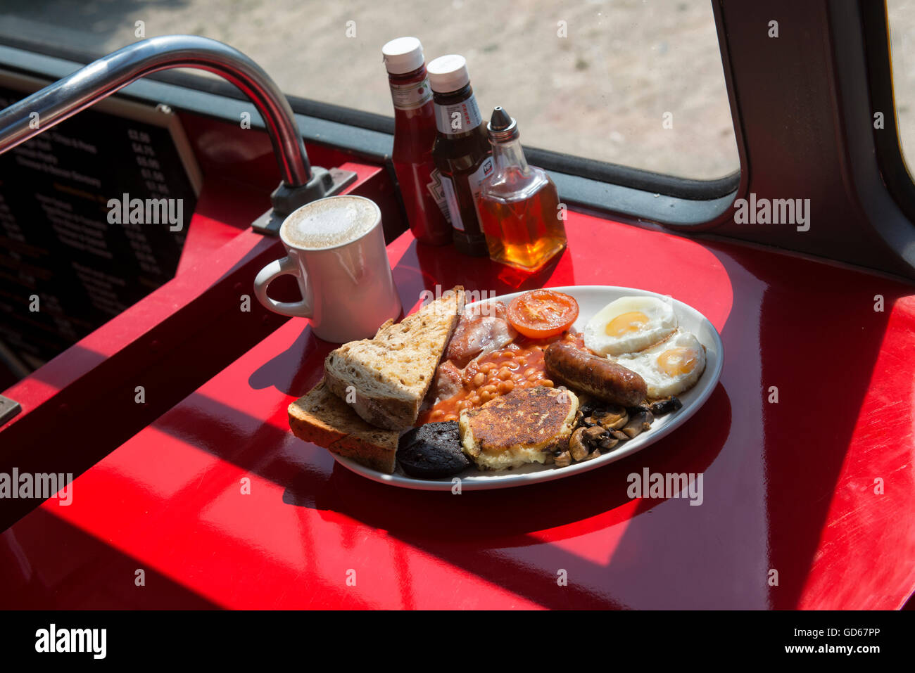 Interior of routemaster double decker bus hi-res stock photography and ...