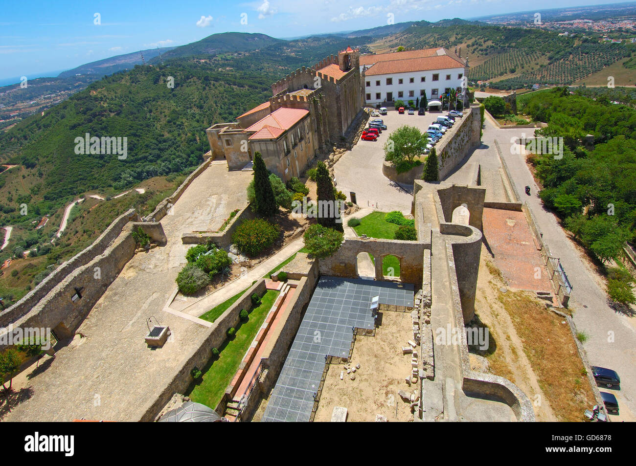 Palmela, Palmela castle now Pousada-hotel, Setubal district, Serra de ...