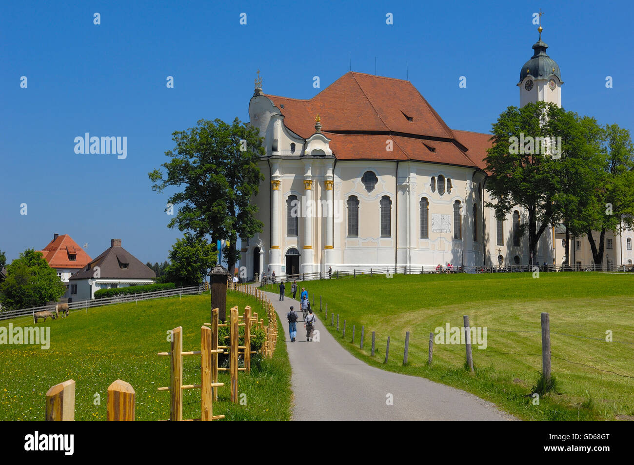 Wieskirche, Wies church, Wies, Near Steingaden, UNESCO World Heritage ...
