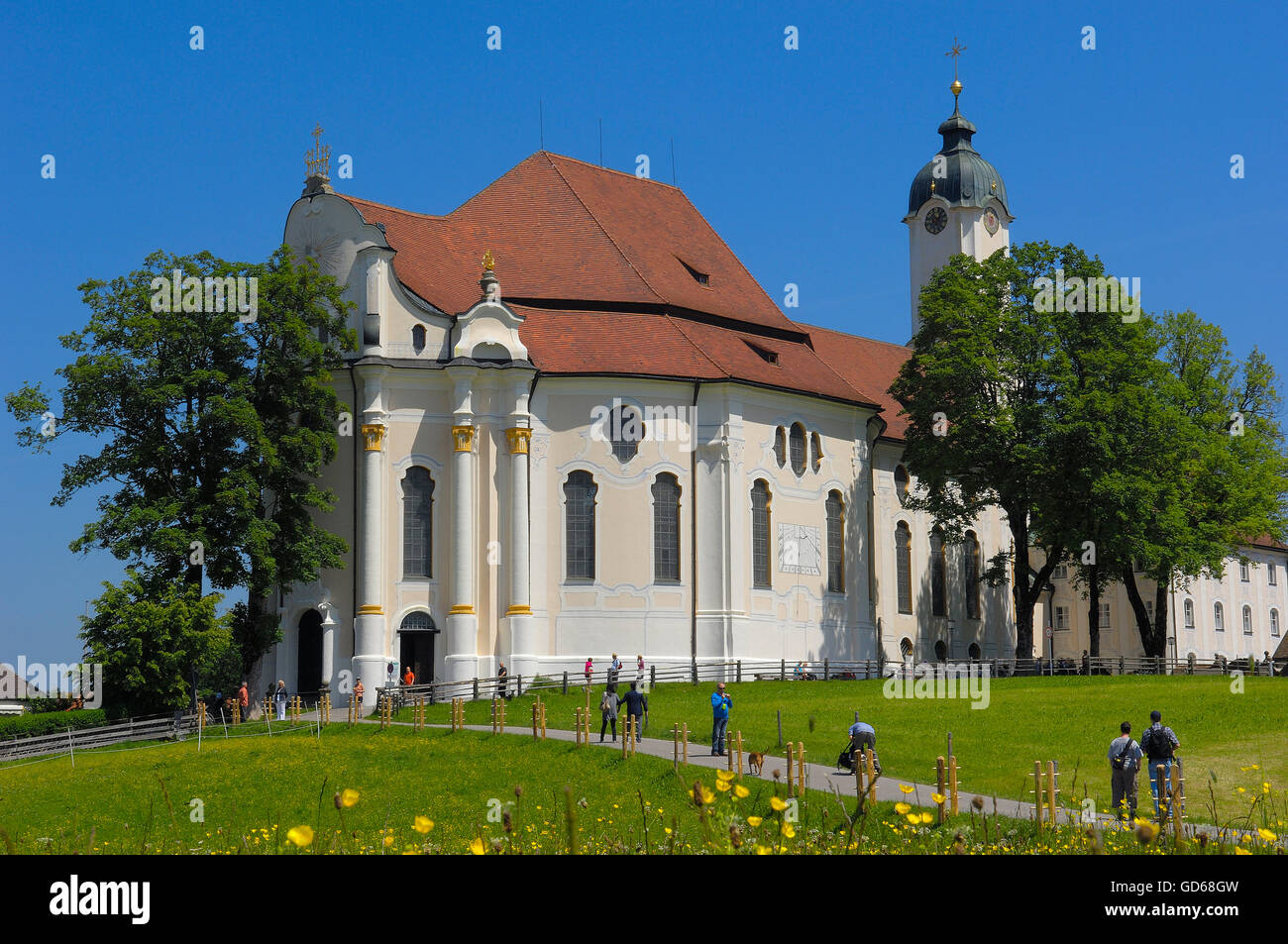 Wieskirche, Wies church, Wies, Near Steingaden, UNESCO World Heritage ...