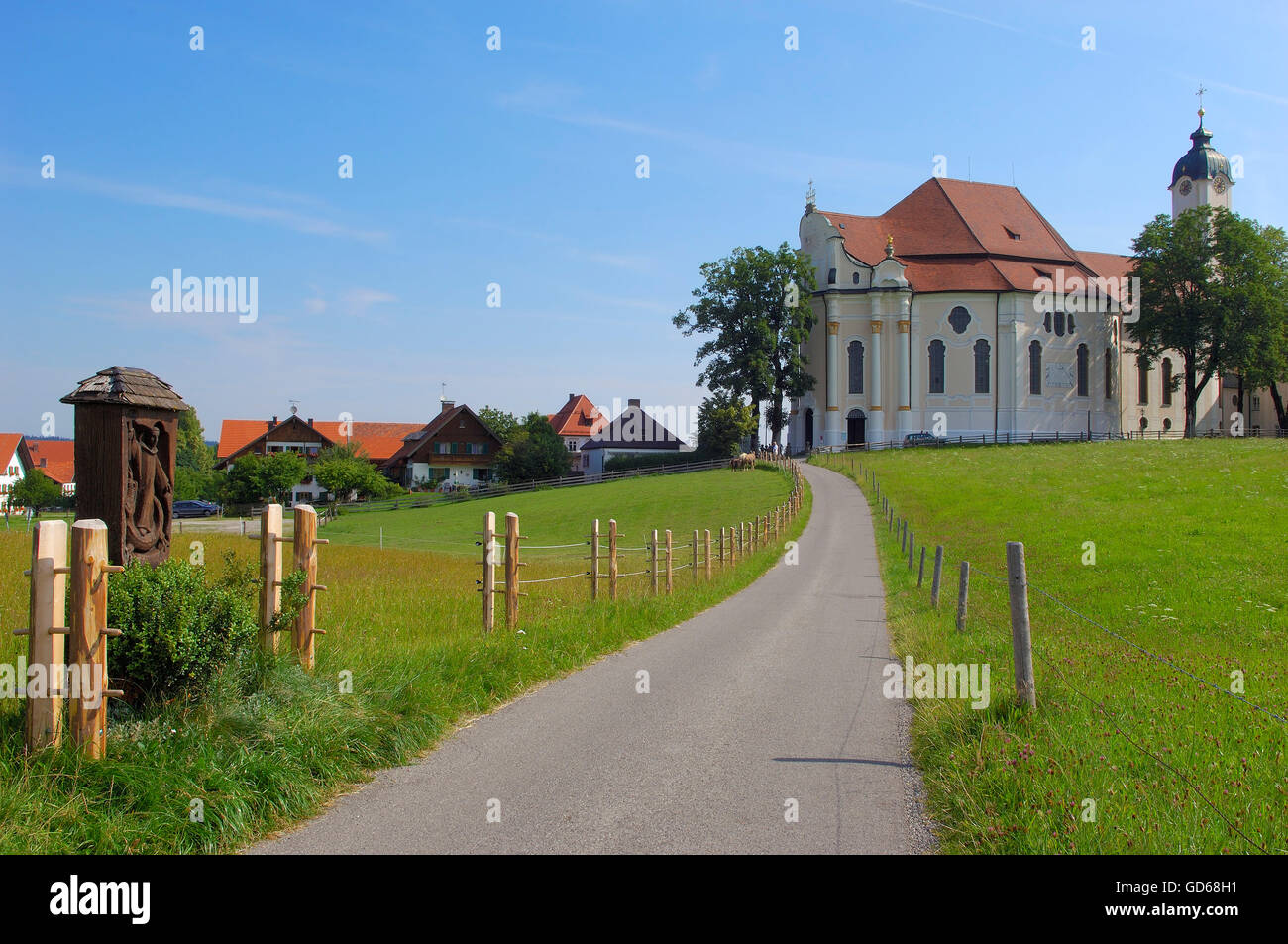 Wieskirche, Wies church, Wies, Near Steingaden, UNESCO World Heritage ...